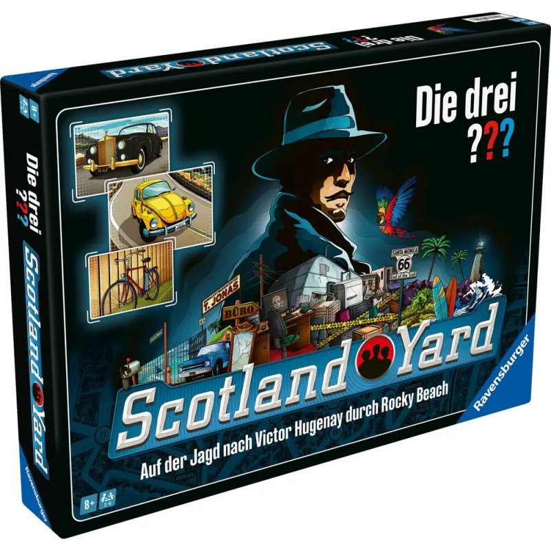 Die drei ??? Scotland Yard | Brettspiel ab 8 Jahren | Ravensburger