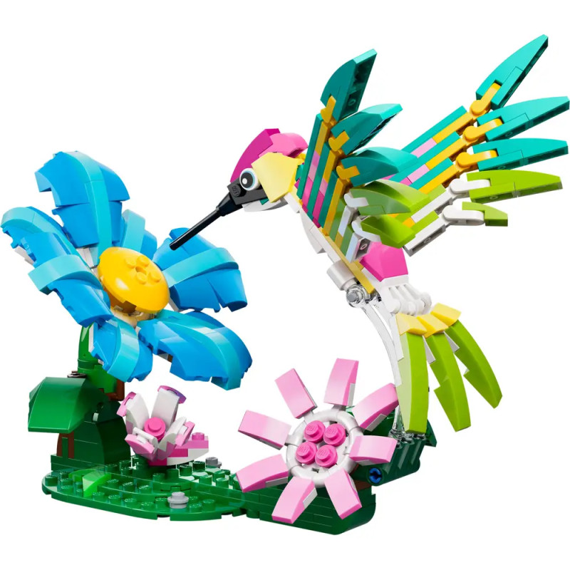 LEGO Creator Bunter Kolibri 31384 | 3-in-1 Tier-Set mit Biene und ...