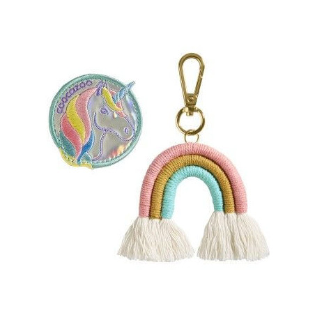 coocazoo COLOUR UP-Set Unicorn – Klett-Patch & Anhänger für Rucksäcke ...