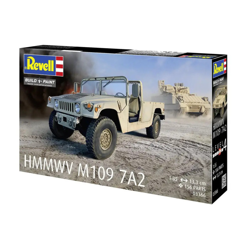 Revell Modellbausatz HMMWV M1097A2 Humvee Geländewagen 1:35 ...